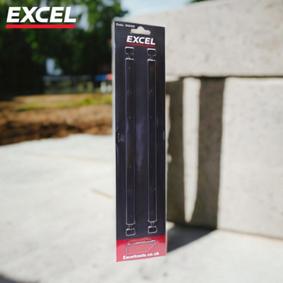 Excel Guide Rail Connector Bars Twin Pack