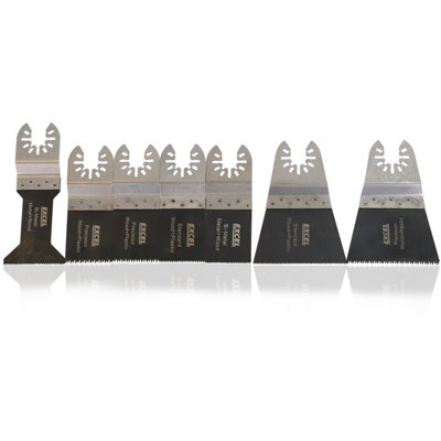 Excel Oscillating Multi Cutter Blade Set 39 Piece Accessory Kit for ...