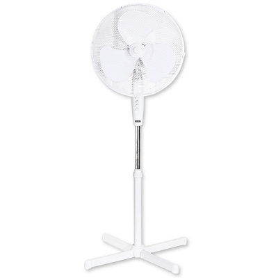 Excel Pedestal Fan 16 Inch, Oscillating Fan with Height Adjustment 3 ...