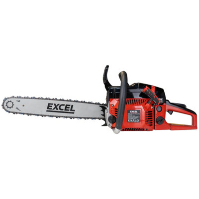 Excel Petrol Chainsaw 20" 62cc Heavy Duty Gas-Powered Wood Cutting Saw ...