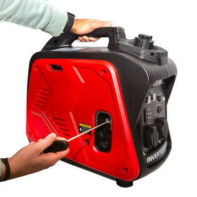 Excel Petrol Generator 1200W Quiet Portable Suitcase Design with 4 ...