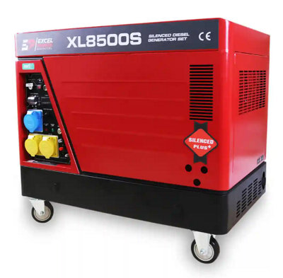 Excel Power Powerful Electric Key Start Portable 6kw Standby Diesel ...