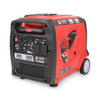 Excel Power XL4000ii 3.8KW Petrol Inverter Generator | DIY at B&Q