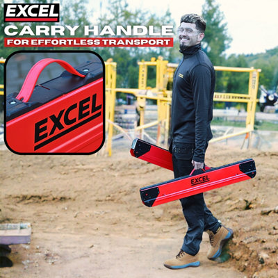 Excel Steel Sawhorse Twin Pack 1178kg Load Capacity, Telescopic Legs ...