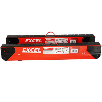 Excel Steel Sawhorse Twin Pack 1178kg Load Capacity, Telescopic Legs ...
