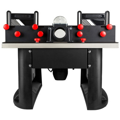 Excel Table Router Cutter 240V/1500W Black with 1/4in Shank TCT Router ...