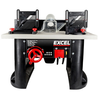 Excel Table Router Cutter 240V 1500W, Variable Speed, Adjustable Fence ...