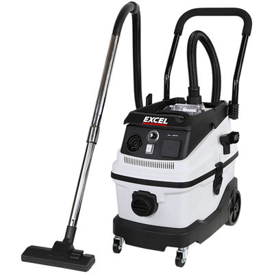 Excel Wet and Dry Vacuum Cleaner 30L 1600W 240V with Mobile Dust Extraction
