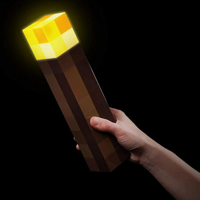 EXCLUSIVE Minecraft Light-Up Wall Torch
