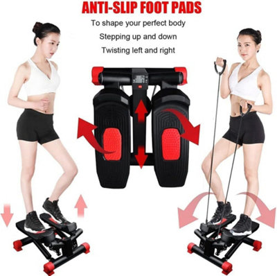 Exercise Stepper with Display Mini Aerobic Stepper,Quiet Fitness ...