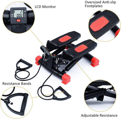 Exercise Stepper with Display Mini Aerobic Stepper,Quiet Fitness ...