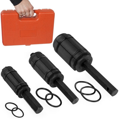 Exhaust Pipe Expander - diameter 30-83mm, 3 steel expanders, carry case ...