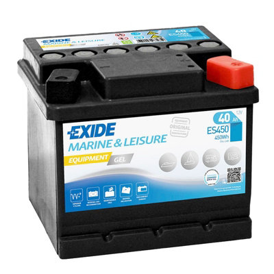 Exide ES450 12V 56Ah Gel Leisure Battery G40 - GF 12 033 Y G 2