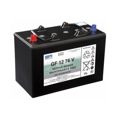 Exide Sonnenschein GF 12 076 V Dryfit Lead Gel Traction Battery 12V ...
