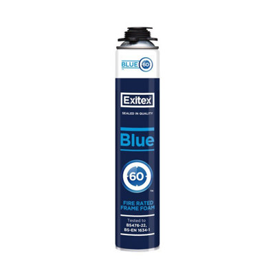 Exitex - Blue 60 Gun Grade Fire Rated Foam 750ml