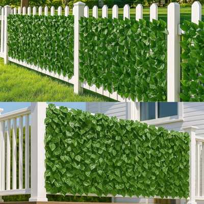 EXPANDABLE ARTIFICIAL IVY HEDGE PRIVACY SCREEN 1M X 3M