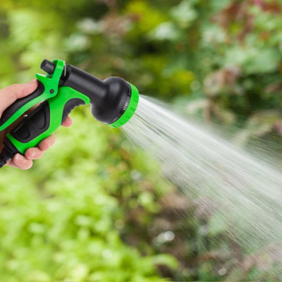 Expandable Garden Hose 30M/100FT With Spray Gun - Green