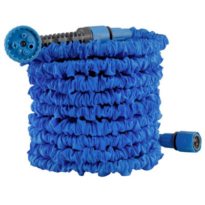 Expandable Garden Hose 30M-Blue Lightweight Flexible Hose with Spray ...