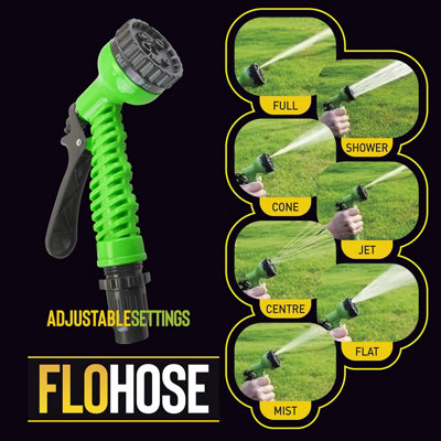 Buy Expandable Garden Hose with 7 Spray Settings 30m at B&Q