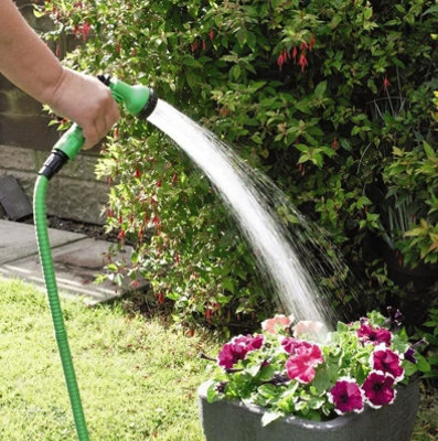 Expandable Green Garden Hose 25ft - Twist, Kink & Tangle Free Flexible ...