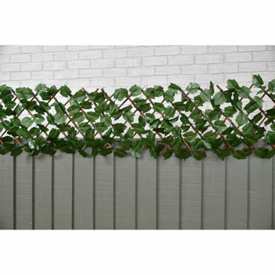 Expanding Artificial Ivy Leaf Trellis, Garden Hedge Trellis Privacy ...