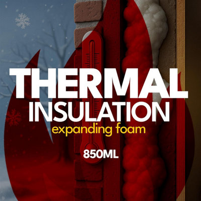 Expanding Foam - Polyurethane Insulation Foam Filler for Walls, Doors ...