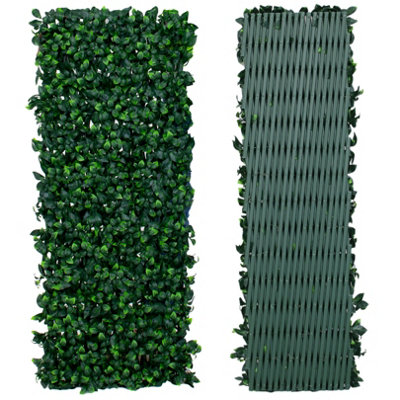 Expanding Trellis With Artificial Leaves 282 x 30cm - Decorative Ficus ...