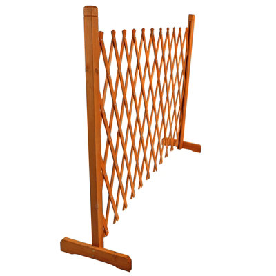 Expanding Wooden Trellis Fence Freestanding Garden Screen Divider ...