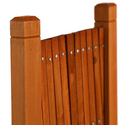 Expanding Wooden Trellis Fence Freestanding Garden Screen Divider ...