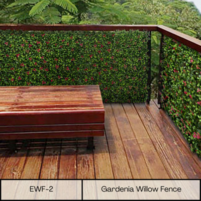 Expanding Wooden Trellis Privacy Screen - 200cm x 100cm - Garden ...