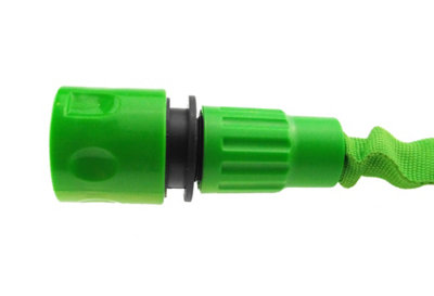 Expanding-x hose replacement female hose end connector/adaptor in green