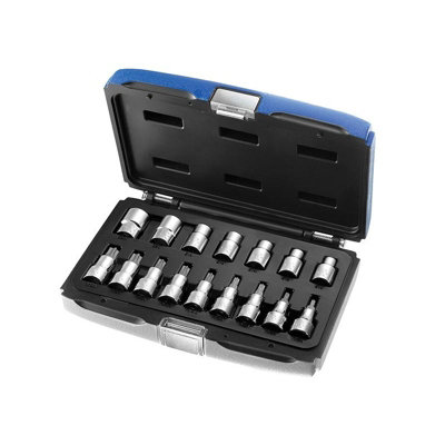 Expert 1/2in Drive Torx Socket Set, 16 Piece Multi Colour (One Size)
