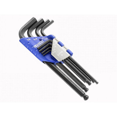 Expert Imperial Ball End Hexagon Key Long Arm Set, 8 Piece Multi Colour (One Size)