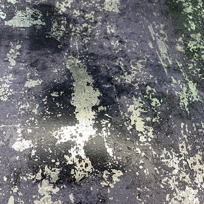 Exposed Industrial Texture Navy Wallpaper