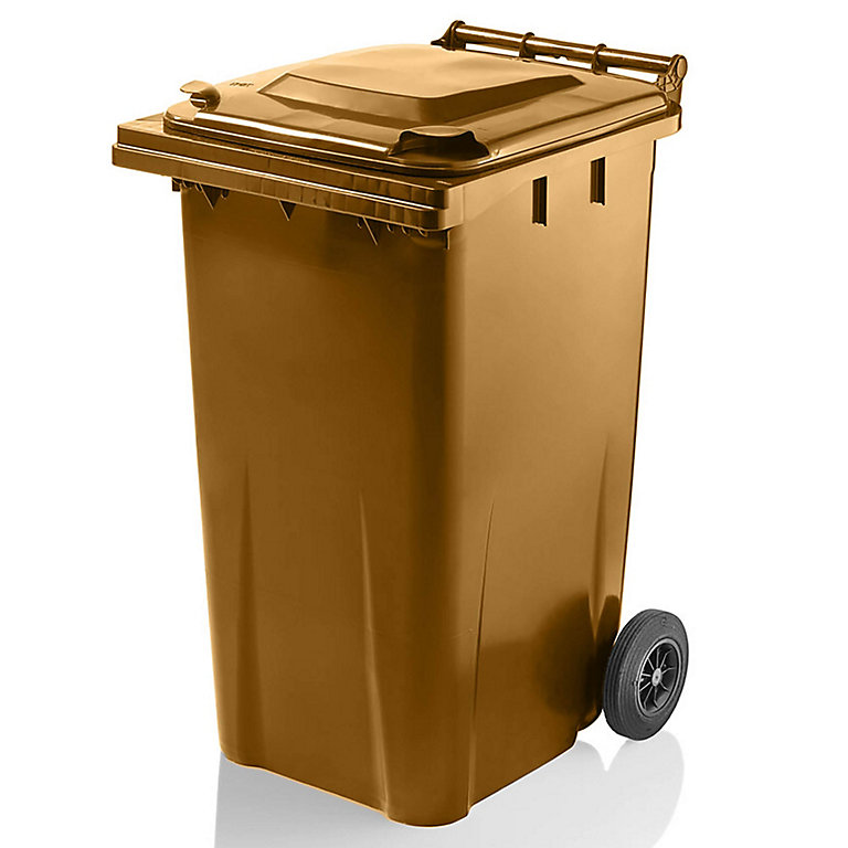 Express Wheelie Bins - Brown Outdoor Wheelie Bin for Waste and Rubbish ... Express Wheelie Bins - Brown Outdoor Wheelie Bin for Waste and Rubbish ...