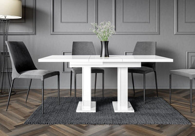 8 seater white gloss dining table store
