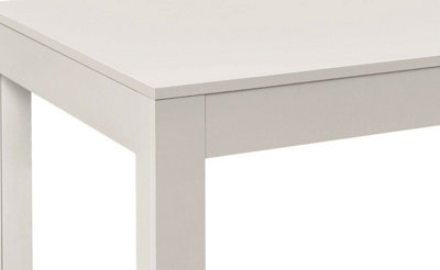 Extendable Dining Table White Rectangular 160 to 300cm Large Kitchen ...