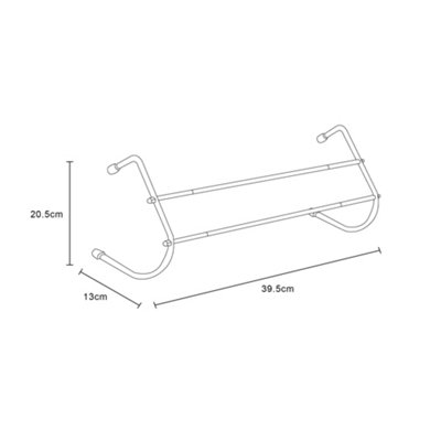 Extendable Radiator Towel Rail Airer in Chrome