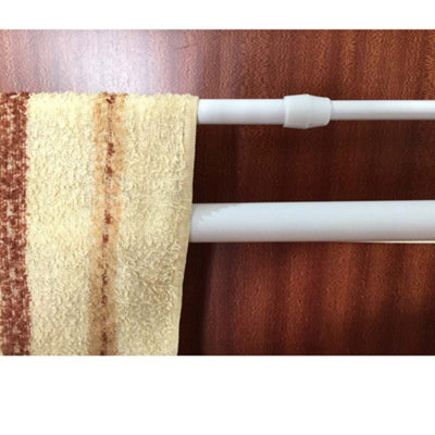 Buy Extendable Spring Rods Loaded Telescopic Net Voile Tension Curtain ...