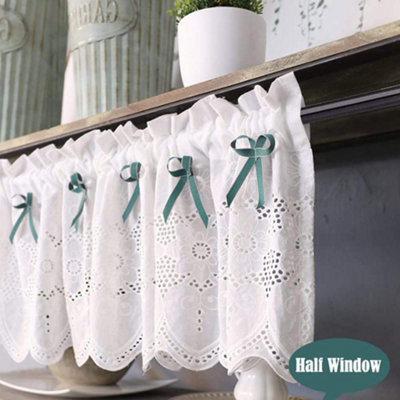 Extendable Spring Rods Loaded Telescopic Net Voile Tension Curtain Rail ...