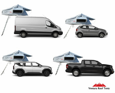 Extended Ventura Deluxe 1.4 Roof Top Tent + Side Awning