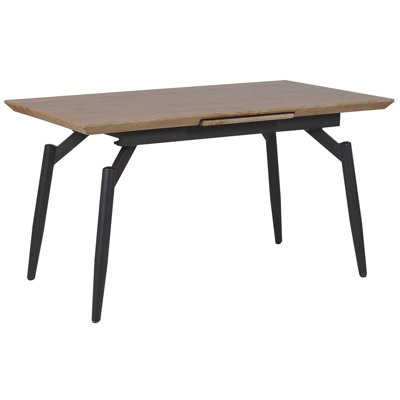 Extending Dining Table BARBOSA Dark Brown 140/180 cm 80 cm