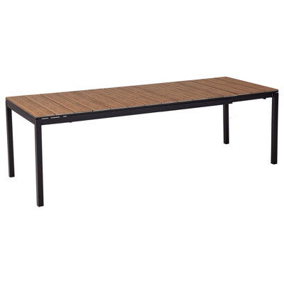 Extending Garden Dining Table TOFANE 198/248 cm 90 cm Brown