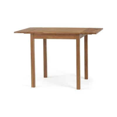 Extending Oakley 70cm Solid Oak Drop Leaf Dining Table