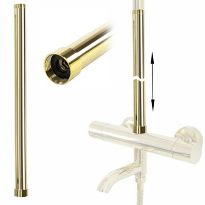 EXTENSION FOR A BATHTUB AND SHOWER SET REA GOLD 50CM