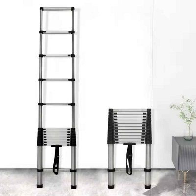 Extension Ladder Stainless Steel Telescopic Folding Portable Ladder