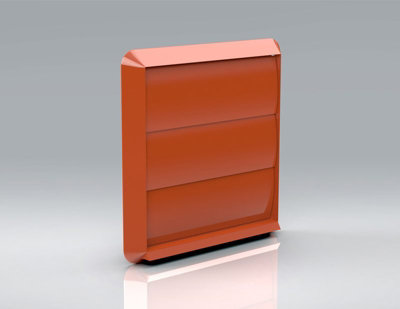 External 125mm Gravity Outlet Terracotta (5" Spigot)