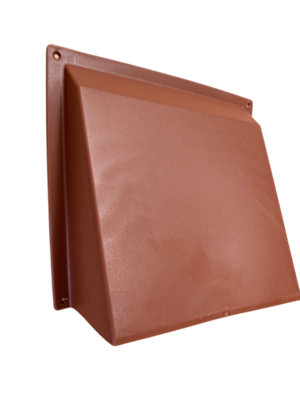 External Air Vent Cowl 255mm x 230mm Brown | DIY at B&Q