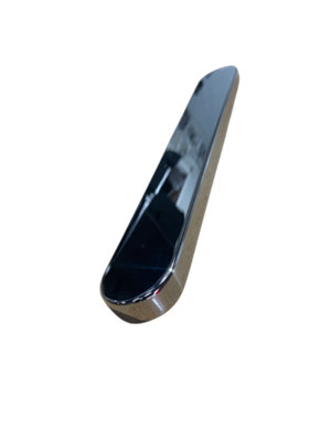 External Blank Plate Chrome (Long Backplate) Fixing centres - 210mm