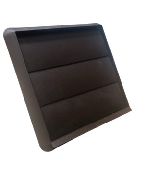 External Gravity Flap Brown to fit 100mm connections | DIY at B&Q